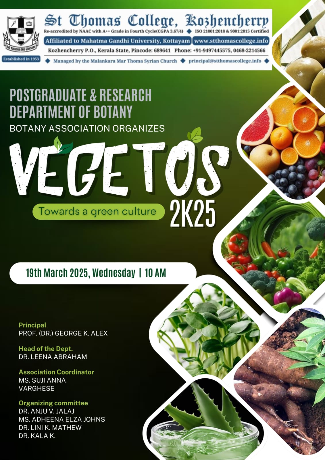 St.Thomas College, Kozhencherry | Home